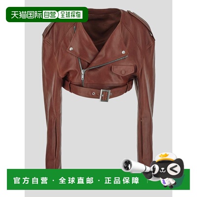 RICK OWENS 女士西服 RO01D2790LNV73 CO 红色 LEATHER JACKET