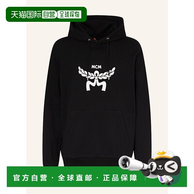 1h可退 MCM 男士卫衣 100278579213000 CO 黑色 Hoodie