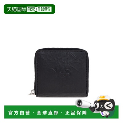 Y-3 男士钱包 JD28950BLACK SS2026 黑色 Leather wallet