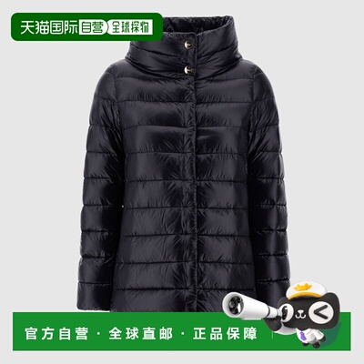1h可退 HERNO 女士外套 PI0505DIC12017Z9300 CO 黑色