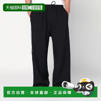 1h可退 Y-3 男士休闲裤 JW7353PLBLK AW2025 黑色卫裤