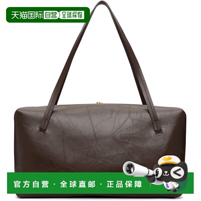 1h可退 潮奢 Jil Sander 吉尔 桑达 女士 酒红色中号 Goji Pillow