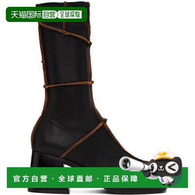 1h可退 潮奢 miista 女士 黑色 Lois 中筒靴 MI3639Black