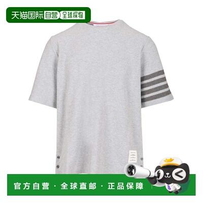 THOM BROWNE 男士T恤 MJS296AJ0248050 CO 灰色 SHORT SLEEVE TEE