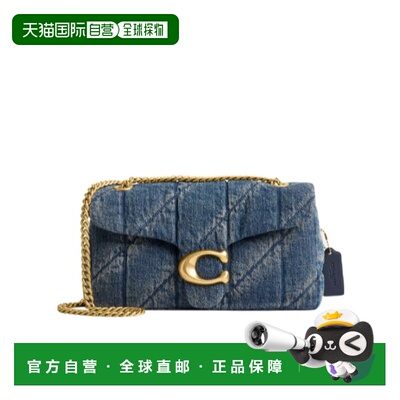 COACH 女士斜挎包 CCX38B4YMW SS2026 蓝色 带绗缝设计单肩包蔻驰