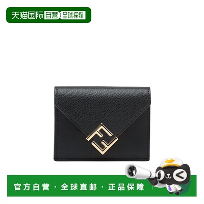 FENDI 女士钱包 8M0480ALV4F0KUR SS2026 黑色 PORTAFOGLI