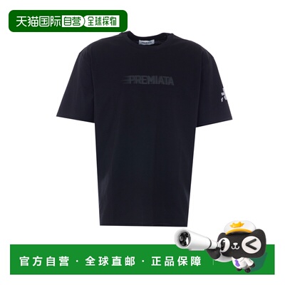 PREMIATA 男士T恤 PA1056BLACK SS2026 黑色