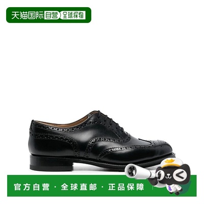 DIOR 男士商务正装鞋 3DE388ZDU900BLACK AW2024 黑色男鞋德比鞋