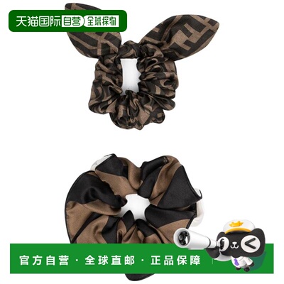 FENDI 女士手拿包 FXT268ADG0F1BWS SS2026 黑色 ELASTICI CAPELL