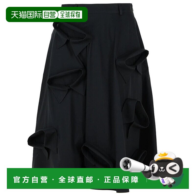 1h可退 MOSCHINO 女士半身裙 J010105310555 SS2025 黑色 Moschin