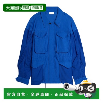 CELINE 男士外套 RM06W900TGMZ0 AW2026 蓝色 长袖派克大衣夹克