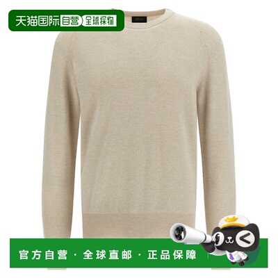 1h可退 BRIONI 男士针织衫 UMQ90LOCK129790 CO 浅棕色 Ribbed sw