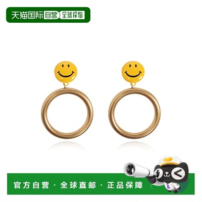 1h可退 MOSCHINO 女士耳饰 25171A913784091607 SS2025 金色耳环