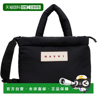 潮奢 Marni 玛尼 女士 黑色 EW 托特包 BMMP0131U2P806800N99BLAC