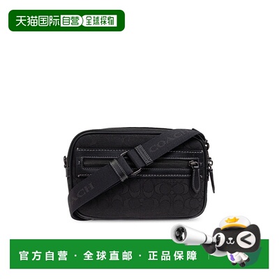 COACH 男士单肩包 CBF210BLK AW2025 黑色 Shoulder bag with mon