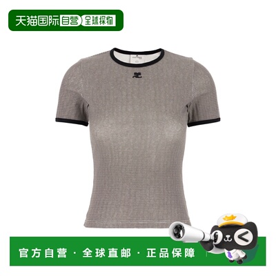 COURREGES 女士T恤 126JTS017JS02230B217 SS2026 【付后1h可退】