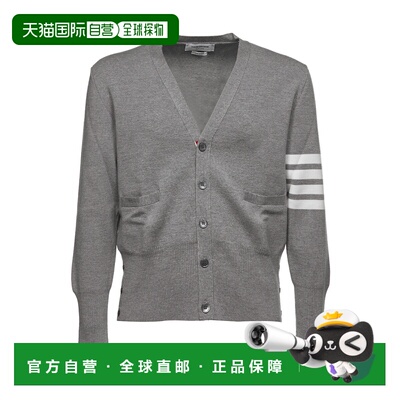 1h可退 奢淘 Thom Browne 条纹印花针织开衫 男 MKC160A00014毛衣