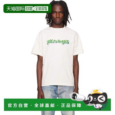 Palm Angels 棕榈天使 男士 灰白色 Thai Logo T恤 PMAA109S26JER