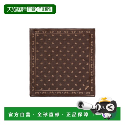 A.P.C. 男士围巾 COHAZM66092CAA SS2026 褐色 Dog bandana