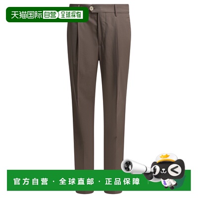 1h可退 BRUNELLO CUCINELLI 男士休闲裤 MH252E1450C2439直筒裤