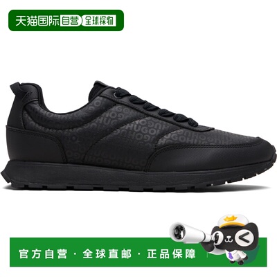 Hugo 雨果 男士 黑色 Monogrammed Uppers 运动鞋 50557854