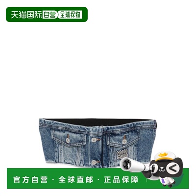 MIU MIU 女士背心吊带 GWT071197UF0008 AW2026 蓝色