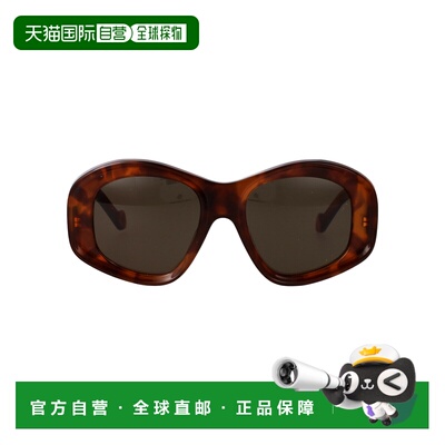 LOEWE 女士眼镜 LW40181I52E CO 棕色 全框太阳镜