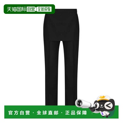 GIVENCHY 女士休闲裤 BW50TU13QB001 SS2022 黑色 Skirt-detail s