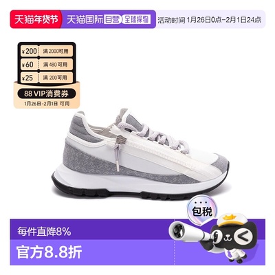 GIVENCHY纪梵希Spectre牛仔布拼皮革系带低帮生活休闲鞋 男款