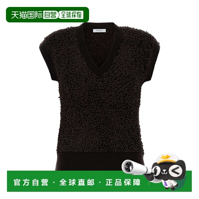 SALVATORE FERRAGAMO 女士针织衫背心 13H751788430DARKEXPRESSO