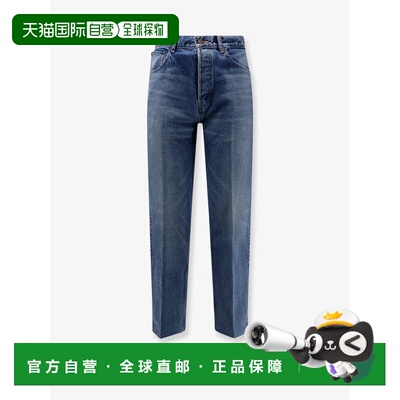 1h可退 CELINE 男士牛仔裤 RP0JQ930FGFV6 AW2026 蓝色 腰带袢牛