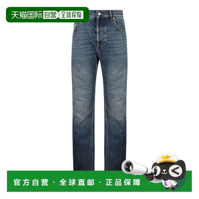 ALEXANDER MCQUEEN 男士牛仔裤直筒裤 794082QYAA54211 AW2024