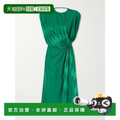 versace 范思哲 女士 ABITO DRAPPEGGIATO 中长连衣裙(SETA) 1025
