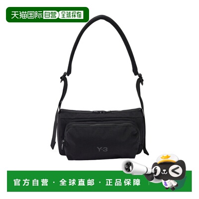 Y-3 男士斜挎包 KT0598 AW2026 黑色 logo斜挎包单肩包