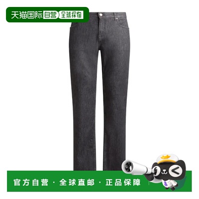ETRO 男士牛仔裤 MRNB0004AD326S9093 AW2025 灰色 Pegaso 贴花牛