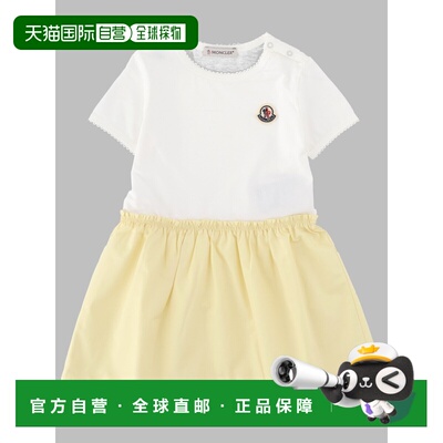 MONCLER 女童连衣裙 8I00007B8790AF01 CO 花色 VESTITO MANICHE