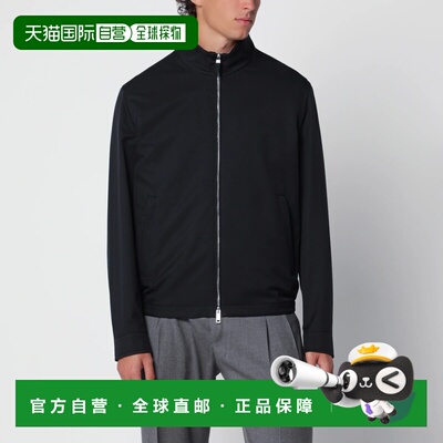 ZEGNA 男士夹克 7157E7TC5A4B09 AW2026 蓝色 Navy blue zip-up j