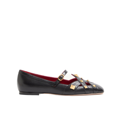 奢淘 Valentino STUDDY 玛丽珍芭蕾舞鞋 女 WS0PC3JYW女鞋单鞋