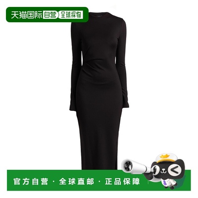 1h可退 潮奢 Dkny 唐可娜儿 女士 紧身连衣裙 black黑色 舒适时尚