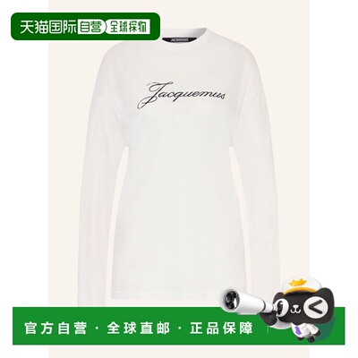 JACQUEMUS 女士T恤 100320870611000 CO 白色 Long-sleeve shirt