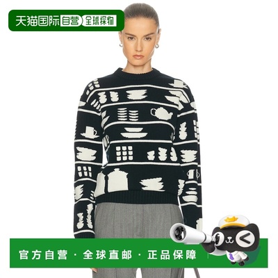 1h可退 潮奢 J.W. Anderson 女士 Crockery 提花套头衫 KW1490YN0