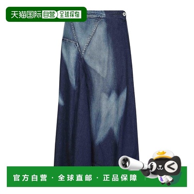 YOHJI YAMAMOTO 女士半身裙 YOS990051 AW2024 蓝色