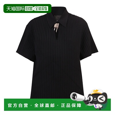 GIVENCHY 女士针织衫 BW90CK4Z95001 SS2021女装黑色毛衣短袖