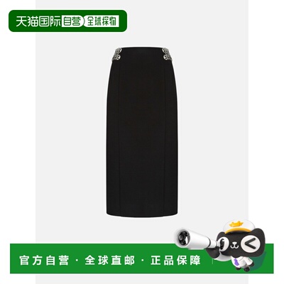 PINKO 女士半身裙 105954A2YHZ99 SS2025 黑色 PINKO CHELA skirt