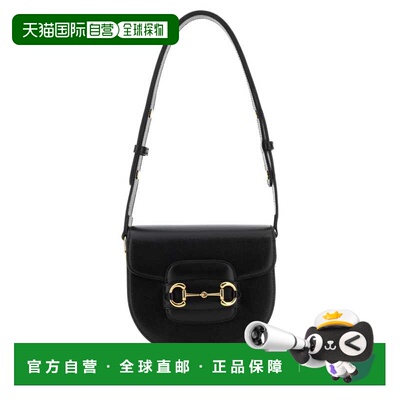 GUCCI 女士斜挎包 7601911AAQD1000-0 SS2025 黑色 Black leather