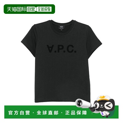 A.P.C. 女士T恤 COHMBF26611LKY AW2026 黑色 圆【付后1h可退】