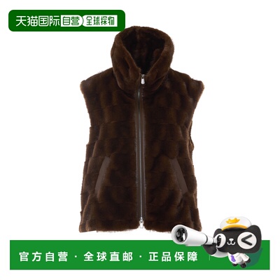 PINKO 女士马甲 106939A3C5M11 AW2026 棕色 GLOSSINIA GILET ASP