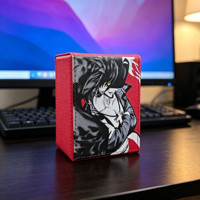海贼王卡盒鹰眼收纳盒卡牌保护opcg deck box Hawk Eyes Mihawk