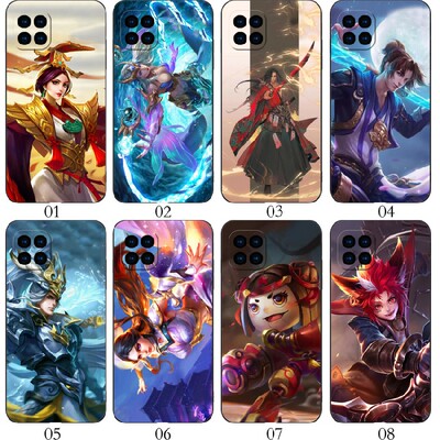 王者荣耀英雄 适用 OPPO A92/V3/Reno4 SE/A53 5G/A15/A35/realme/V13/A72/V11/V11S/Q3/Q3i/iPhone/v手机壳