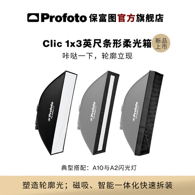 Clic1x3英尺条形柔光箱